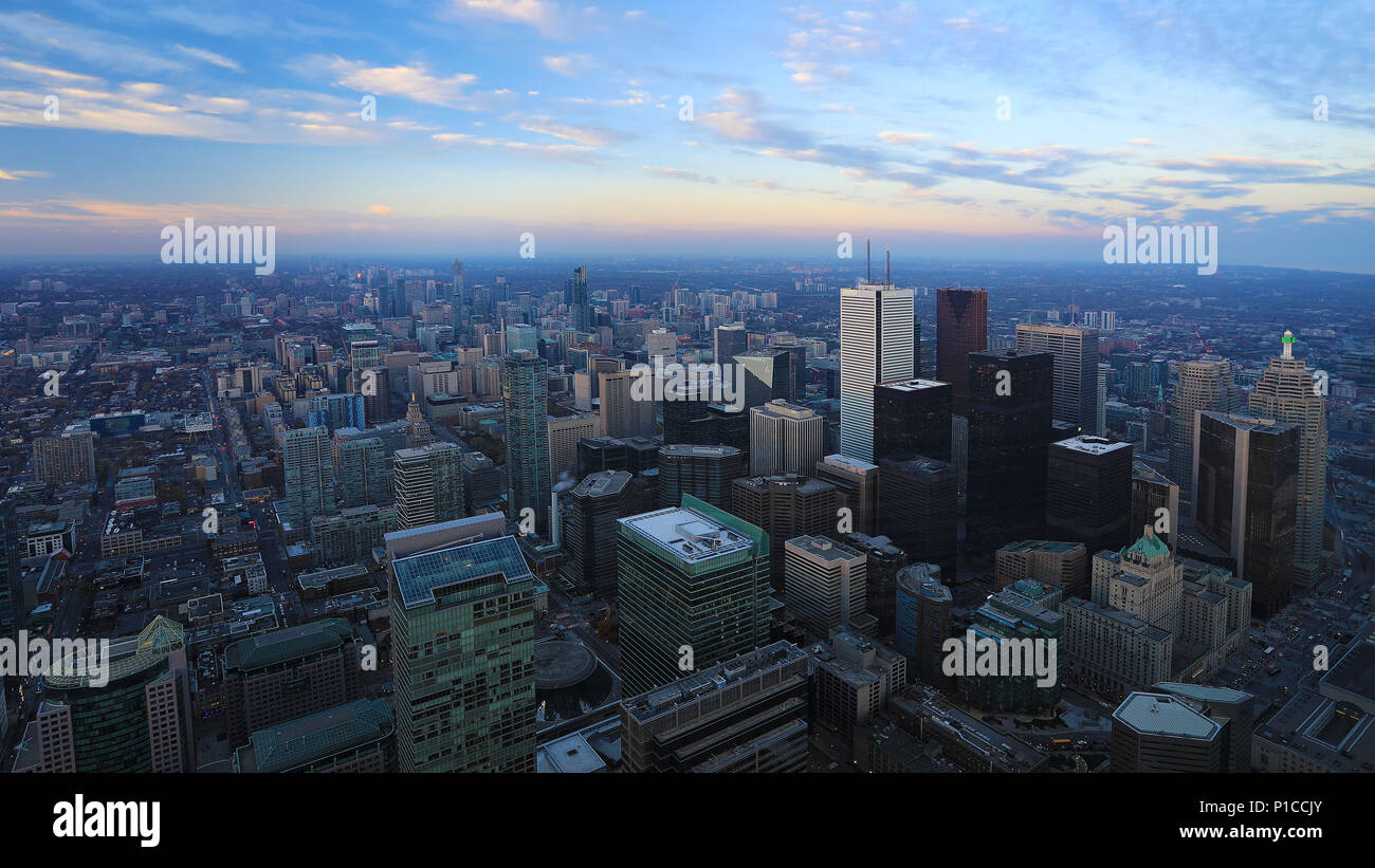 Aerial view of downtown toronto hi-res stock photography and images - Alamy