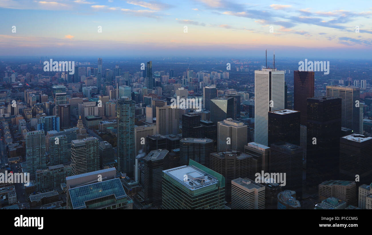An aerial view of downtown in Toronto Stock Photo - Alamy