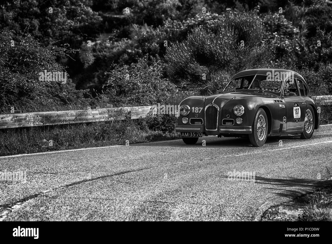 PESARO COLLE SAN BARTOLO , ITALY - MAY 17 - 2018 : TALBOT-LAGO T 26 GS ...