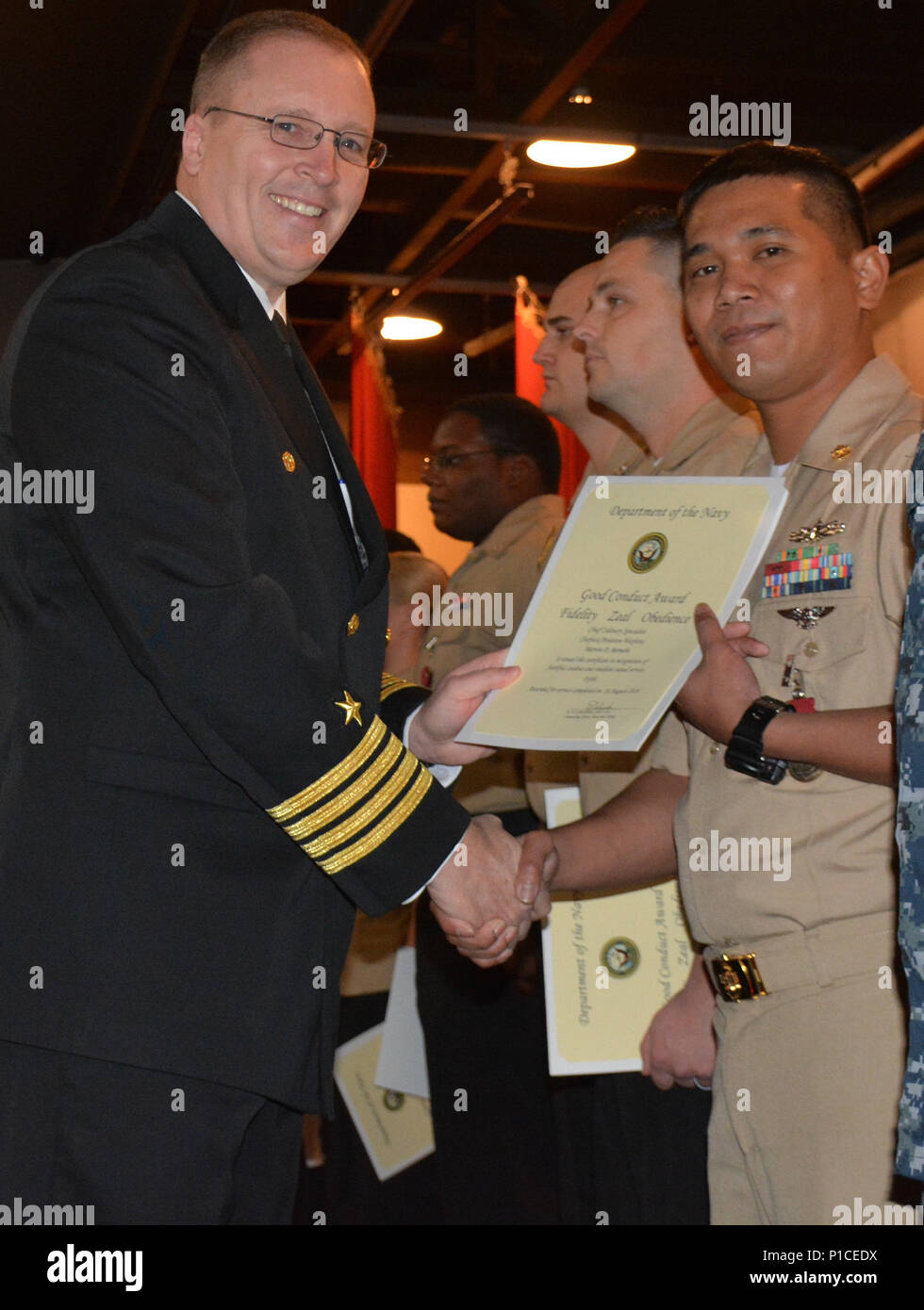 161012-N-UQ990-041 BANGOR, Wash. (Oct. 12, 2016) Capt. Alan Schrader ...