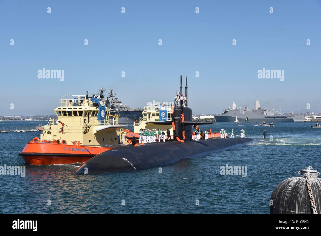 161014-N-TW634-0097 SAN DIEGO (Oct. 14, 2016) The Los Angeles-class ...