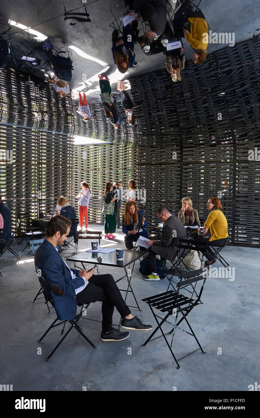 London, UK. 11th June, 2018. Serpentine Pavilion 2018 designed by ...
