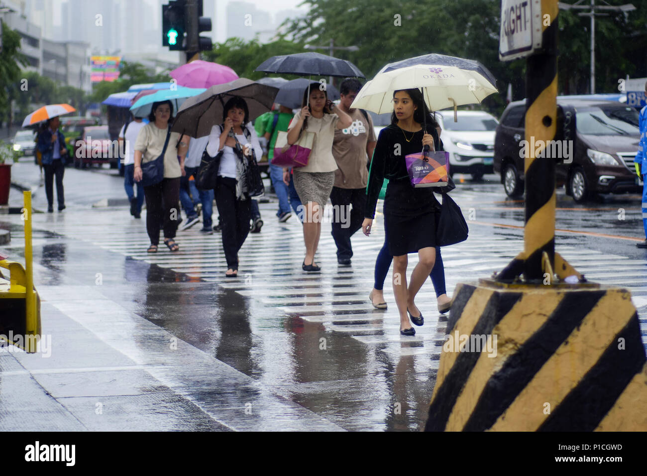 Makati, National Capital Region, Philippines. 11th June, 2018. Typhoon ...