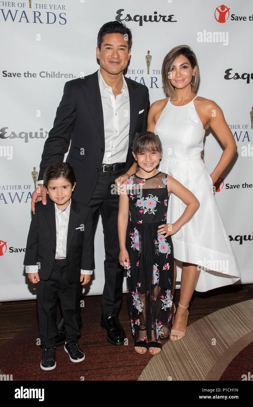 New York, NY, USA. 11th June, 2018. Dominic Lopez, Mario Lopez, Gia ...