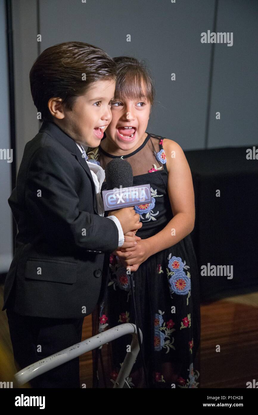 New York, NY, USA. 11th June, 2018. Dominic Lopez, Gia Lopez at ...