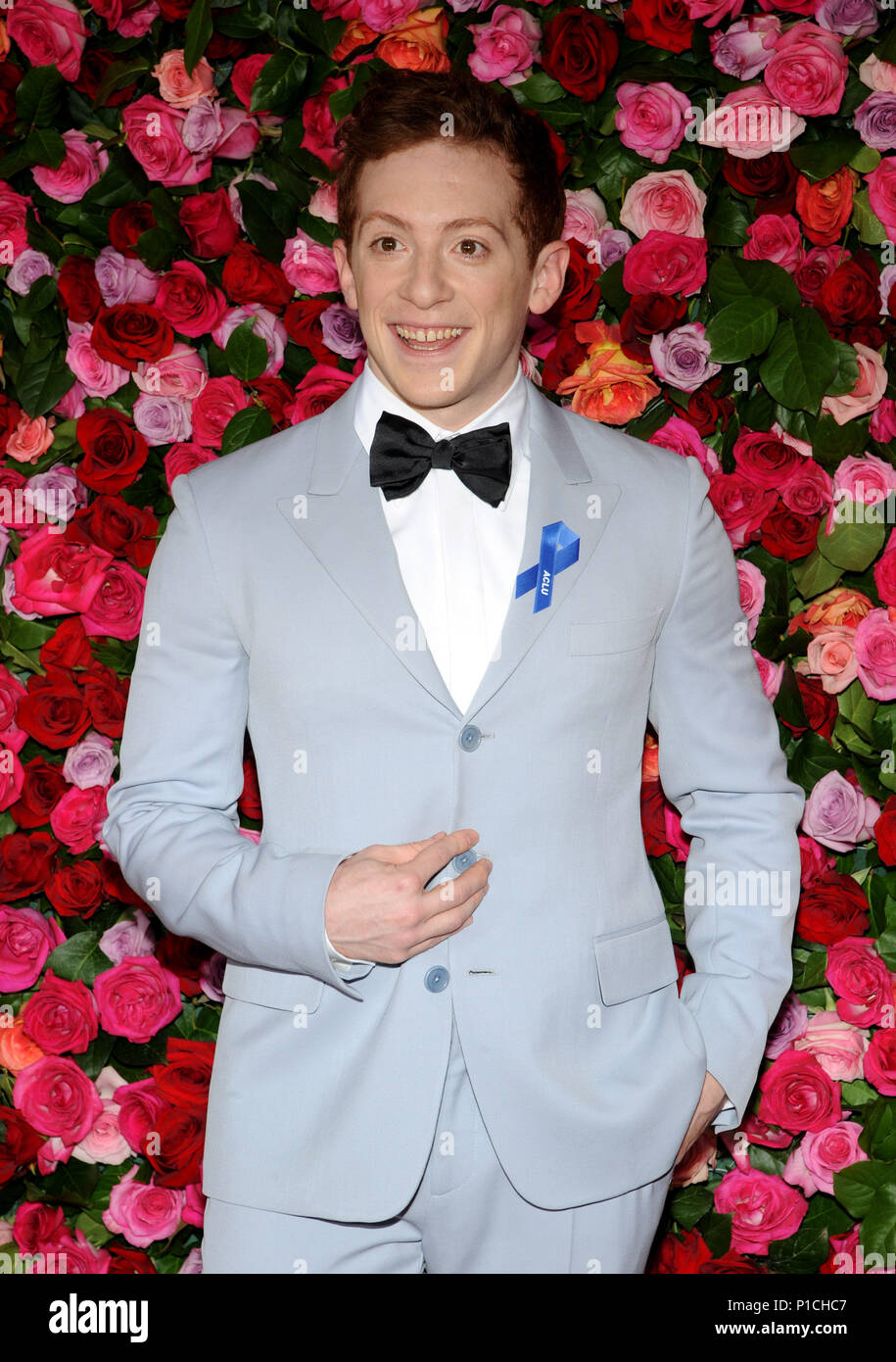 New York, NY, USA. 10th June, 2018. Ethan Slater attends the 72nd ...