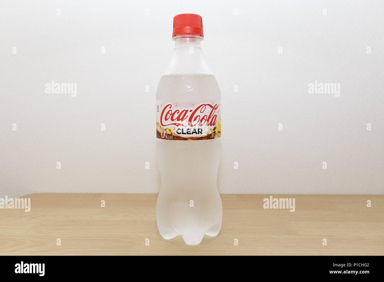 Tokyo, Japan. 12th June, 2018. A bottle of the new product Coca-Cola ...