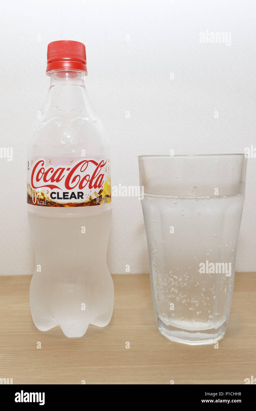 Tokyo, Japan. 12th June, 2018. A bottle of the new product Coca-Cola ...