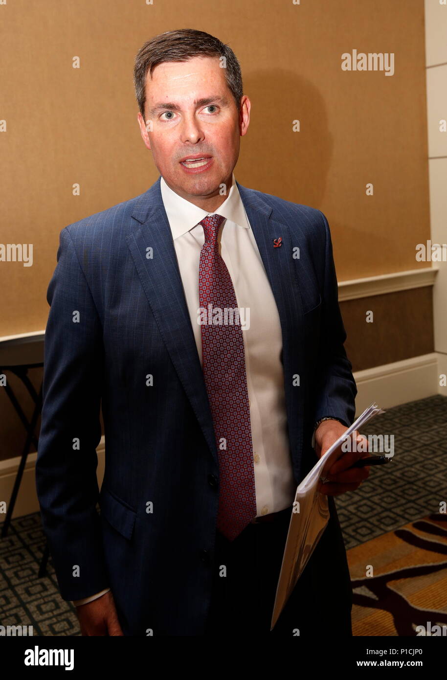 Detroit, Michigan, USA. 7th June, 2018. DAVE RICKS, Chairman & CEO of ...