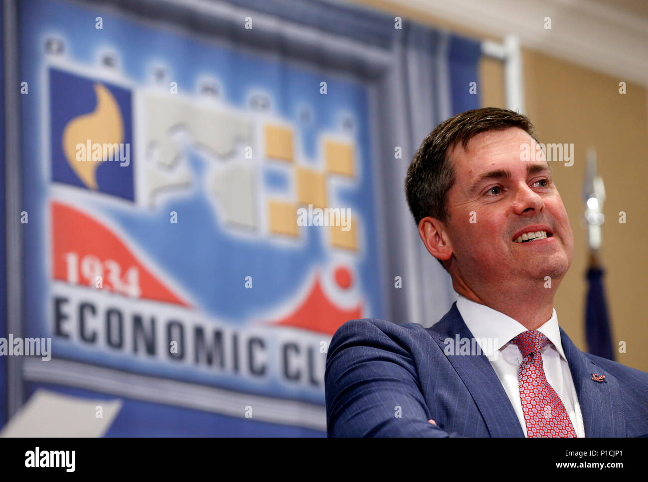 Detroit, Michigan, USA. 7th June, 2018. DAVE RICKS, Chairman & CEO of ...