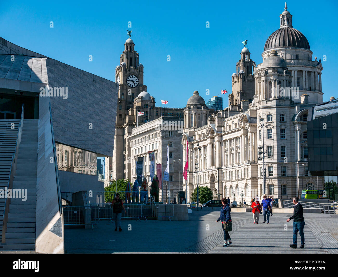 Liverpool three graces 2018 hi-res stock photography and images - Alamy