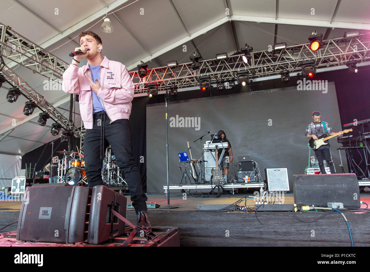Manchester, Tennessee, USA. 10th June, 2018. BAZZI (ANDREW BAZZI ...