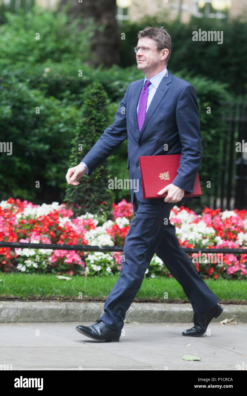 London UK. 12th June 2018. Greg Clark MP Secretary of State for ...