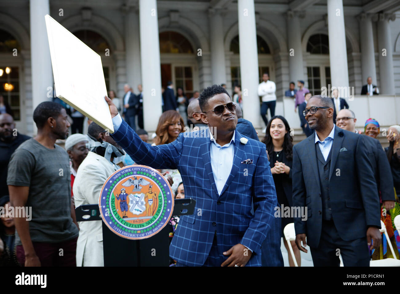 New York, USA. 11th June 2018. FUBU Co-Founder Keith Perrin attends the ...