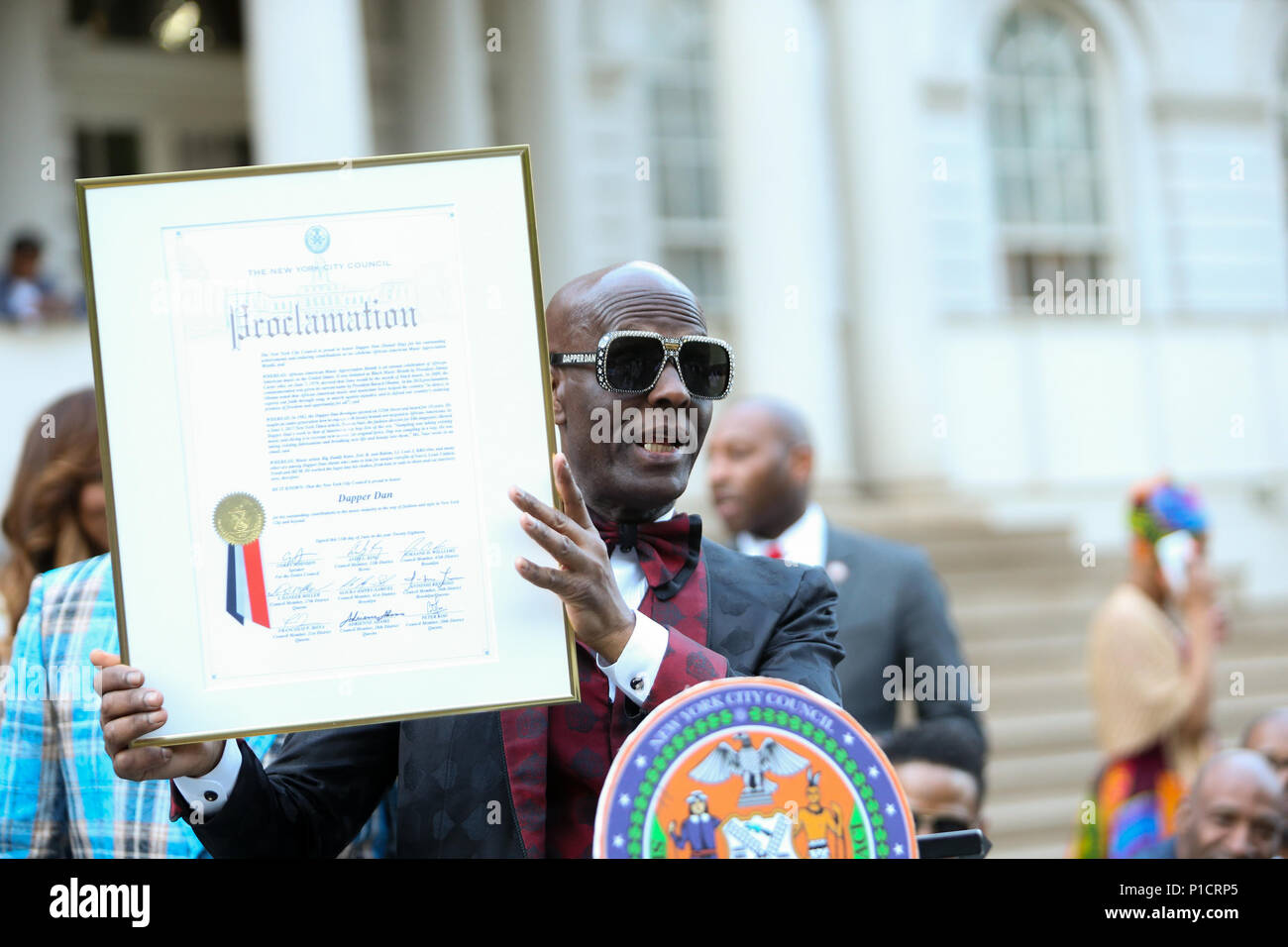 New York, USA. 11th June 2018. Dapper Dan attends the 2018 Power of ...