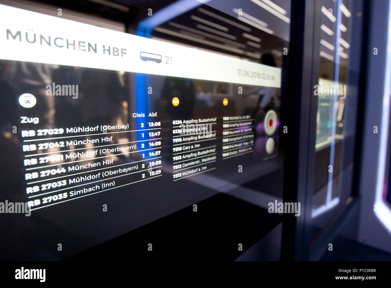 Train of the future, Deutsche Bahn, DB, View into the compartment ...