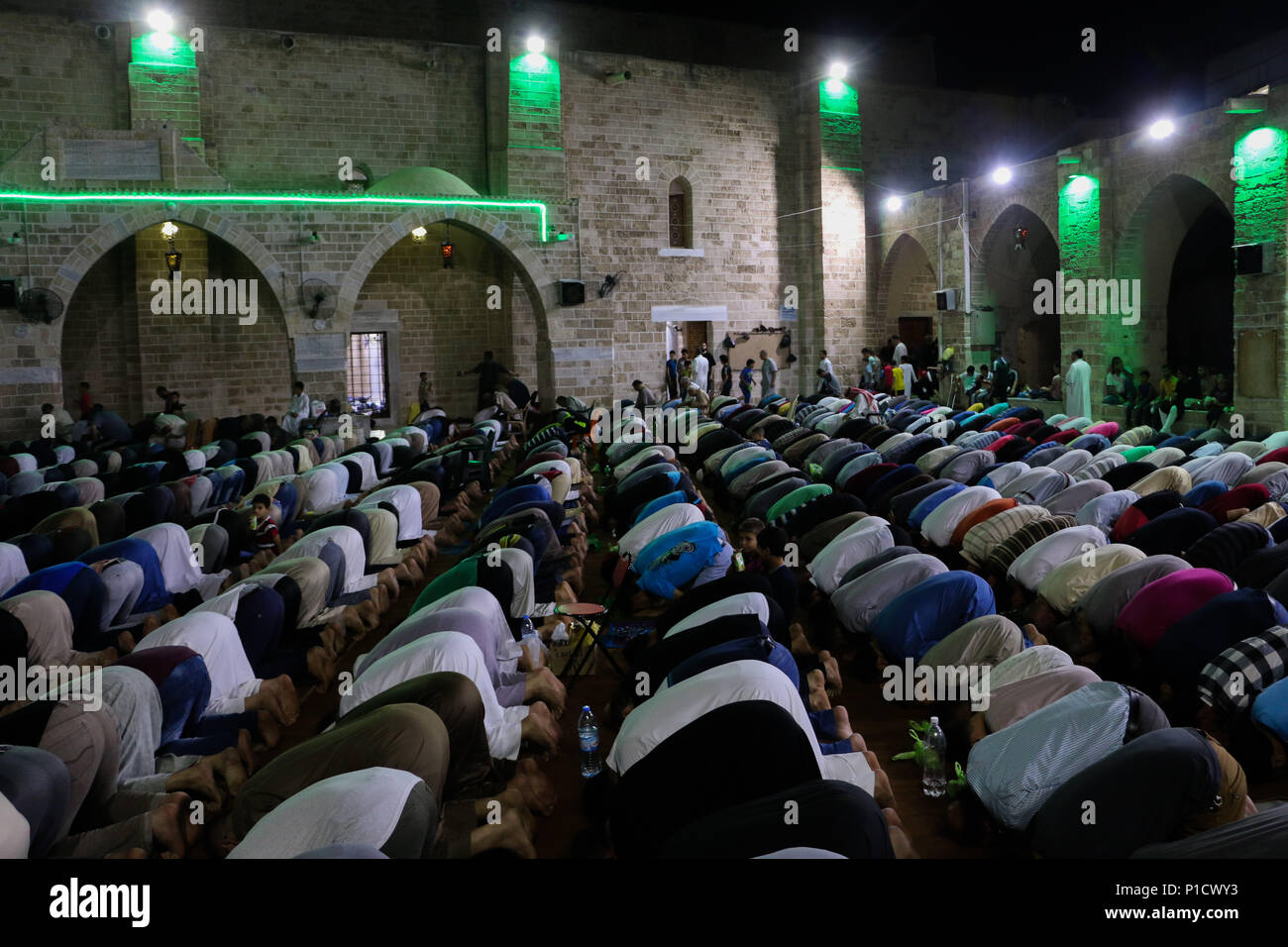 June 11, 2018 - Thousands of Palestinians gather in the Great Omari ...