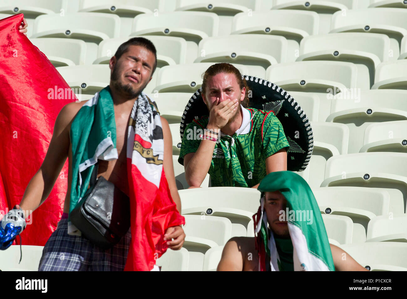 Mexican Soccer Fans Crying