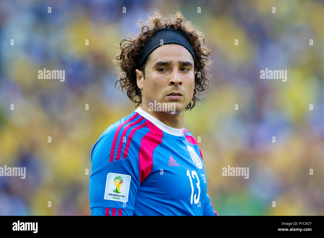 Mexico goalkeeper guillermo ochoa 13 hi-res stock photography and ...