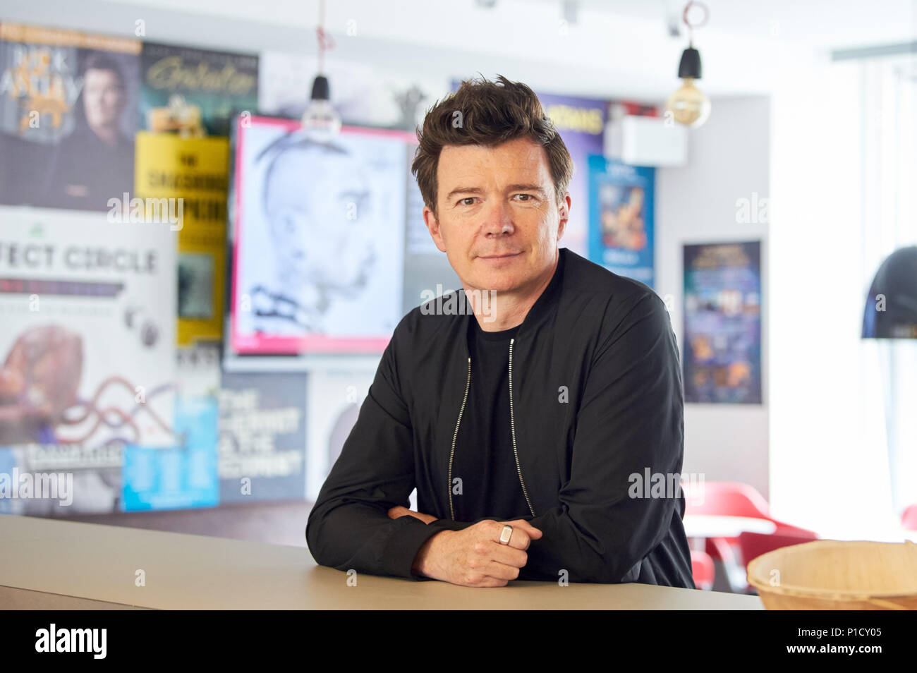 12 June 2018, Berlin, Germany: The British Singer Rick Astley at BMG ...