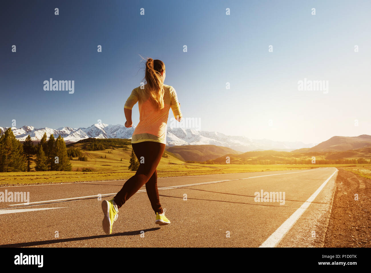 Park hill road runner running hi-res stock photography and images - Alamy