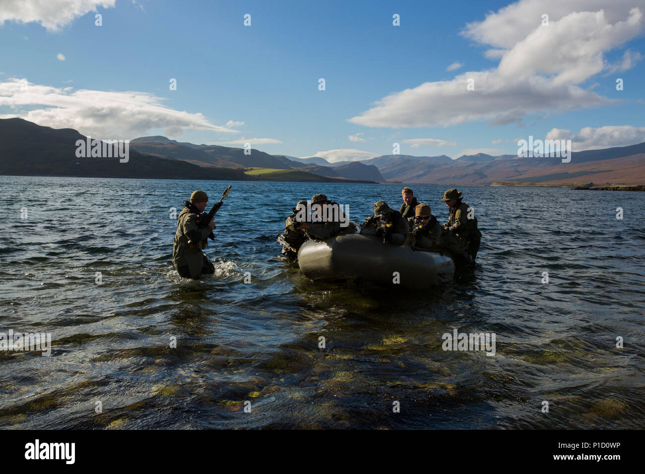 U.S. Marines with 2nd Air Naval Gunfire Liaison Company (2d ANGLICO ...