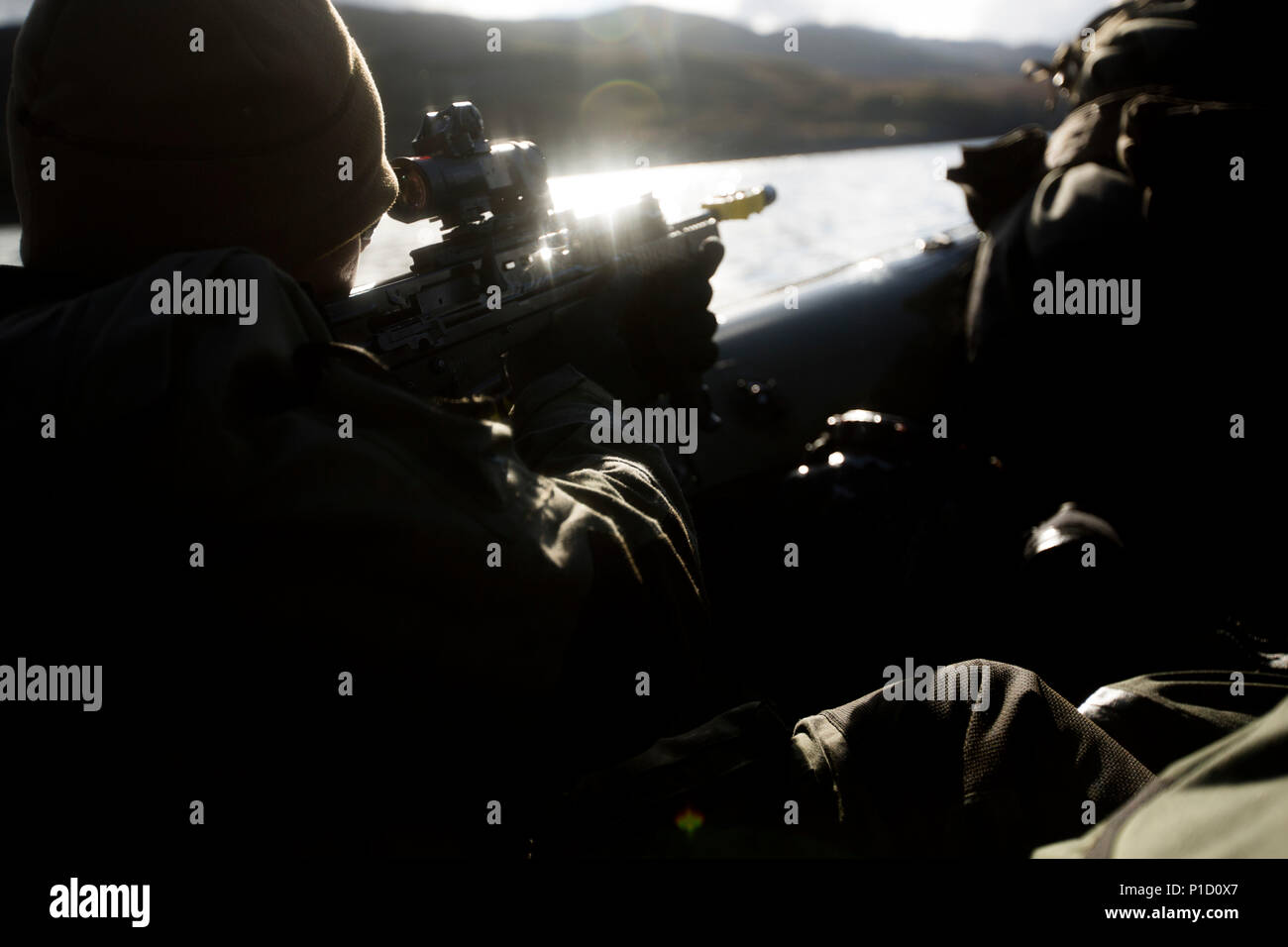 U.S. Marines with 2nd Air Naval Gunfire Liaison Company (2d ANGLICO ...