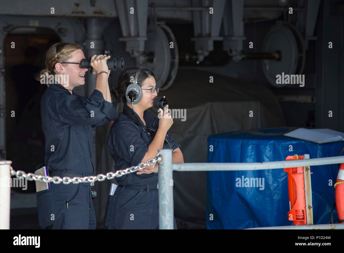161017-N-TV337-015 ARABIAN GULF (Oct. 17, 2016) Seaman Alexandra Wate ...
