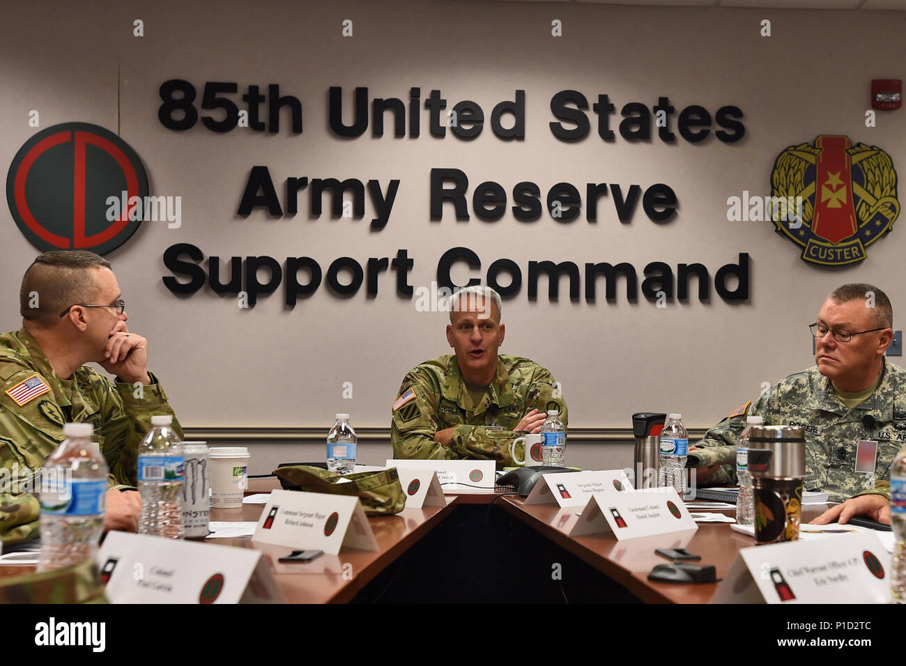 Army Reserve Col. Robert Cooley, Deputy Commander, 85th Support Command ...