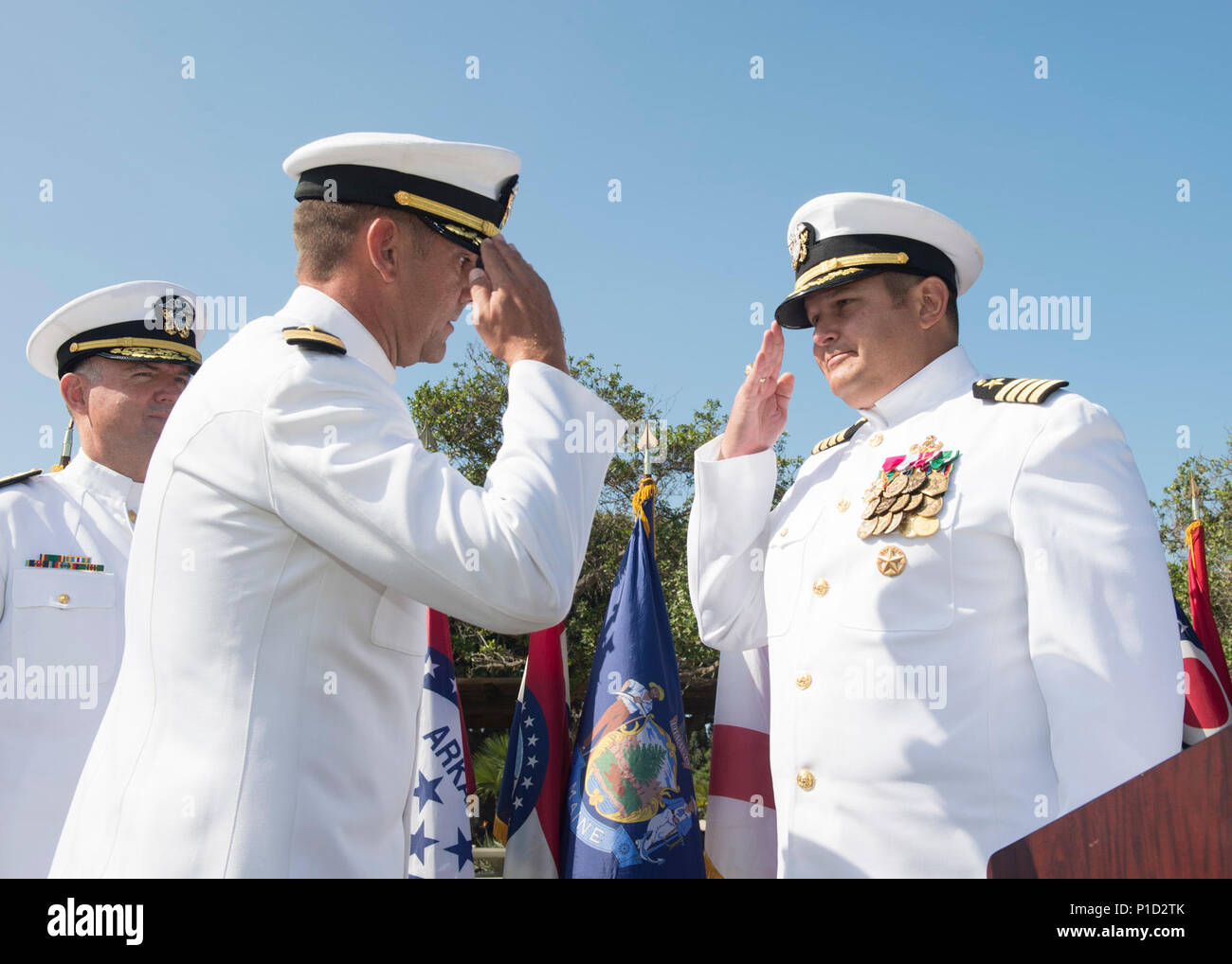 161014-N-KB426-085 CORONADO, Calif. (Oct. 14, 2016) Capt. Dean A ...