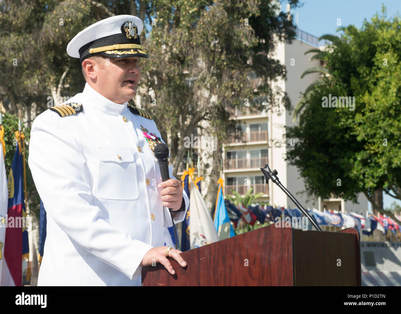 161014-N-KB426-128 CORONADO, Calif. (Oct. 14, 2016) Capt. Dean A ...