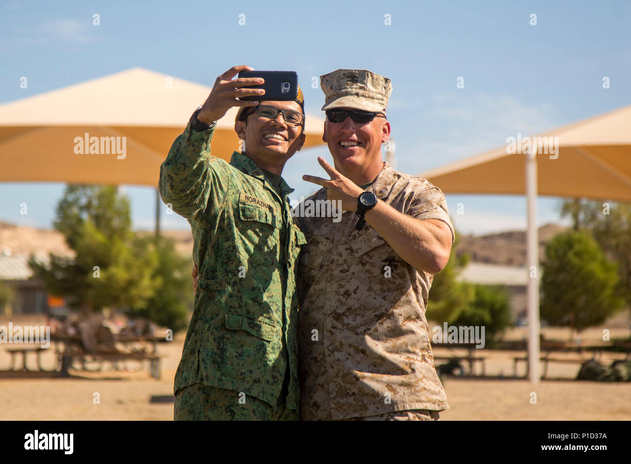 U.S. Marine Corps Lt. Col. Erick Clark, commanding officer, 1st ...