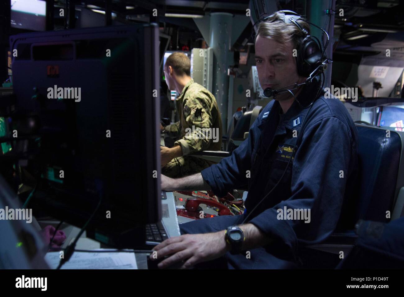 161010-N-CL027-200 RED SEA (Oct. 10, 2016) Lt. Aaron Martin, from ...