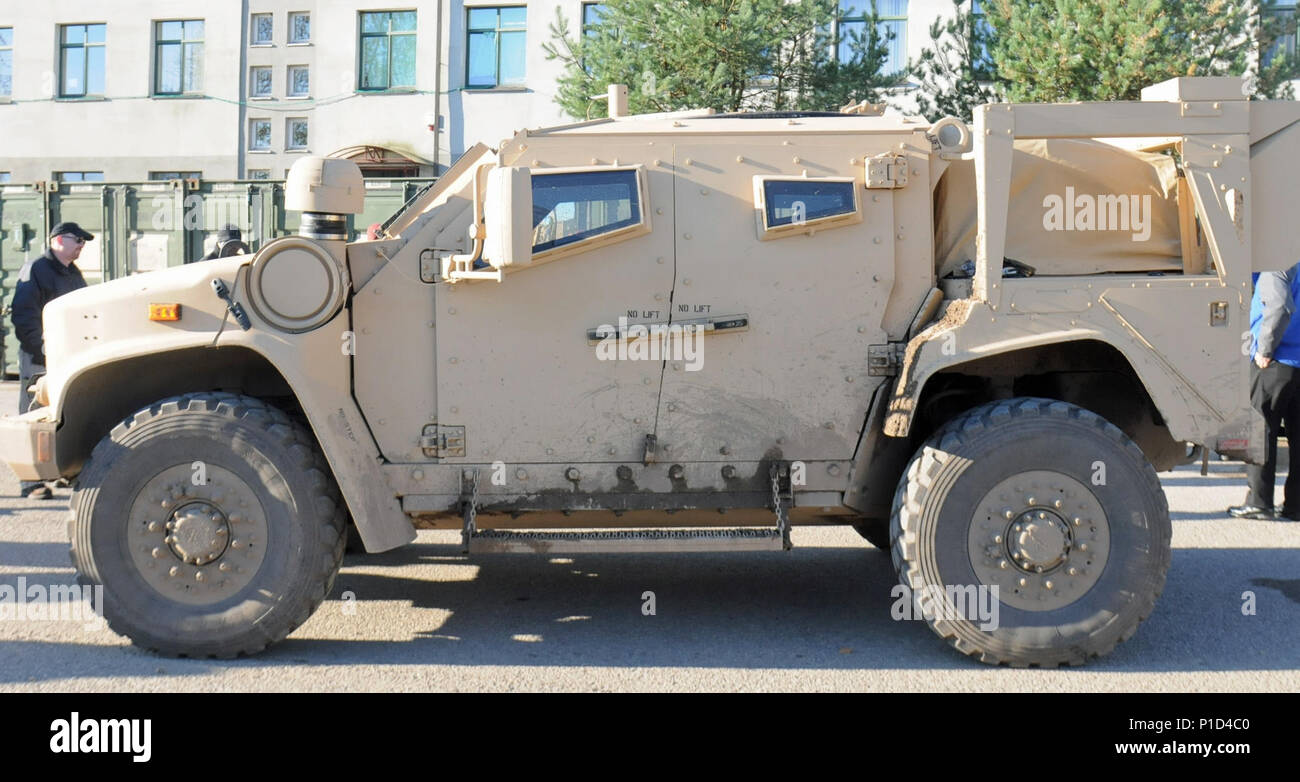 RUKLA, Lithuania – A Light Combat All-Terrain Vehicle (L-ATV) sits in ...