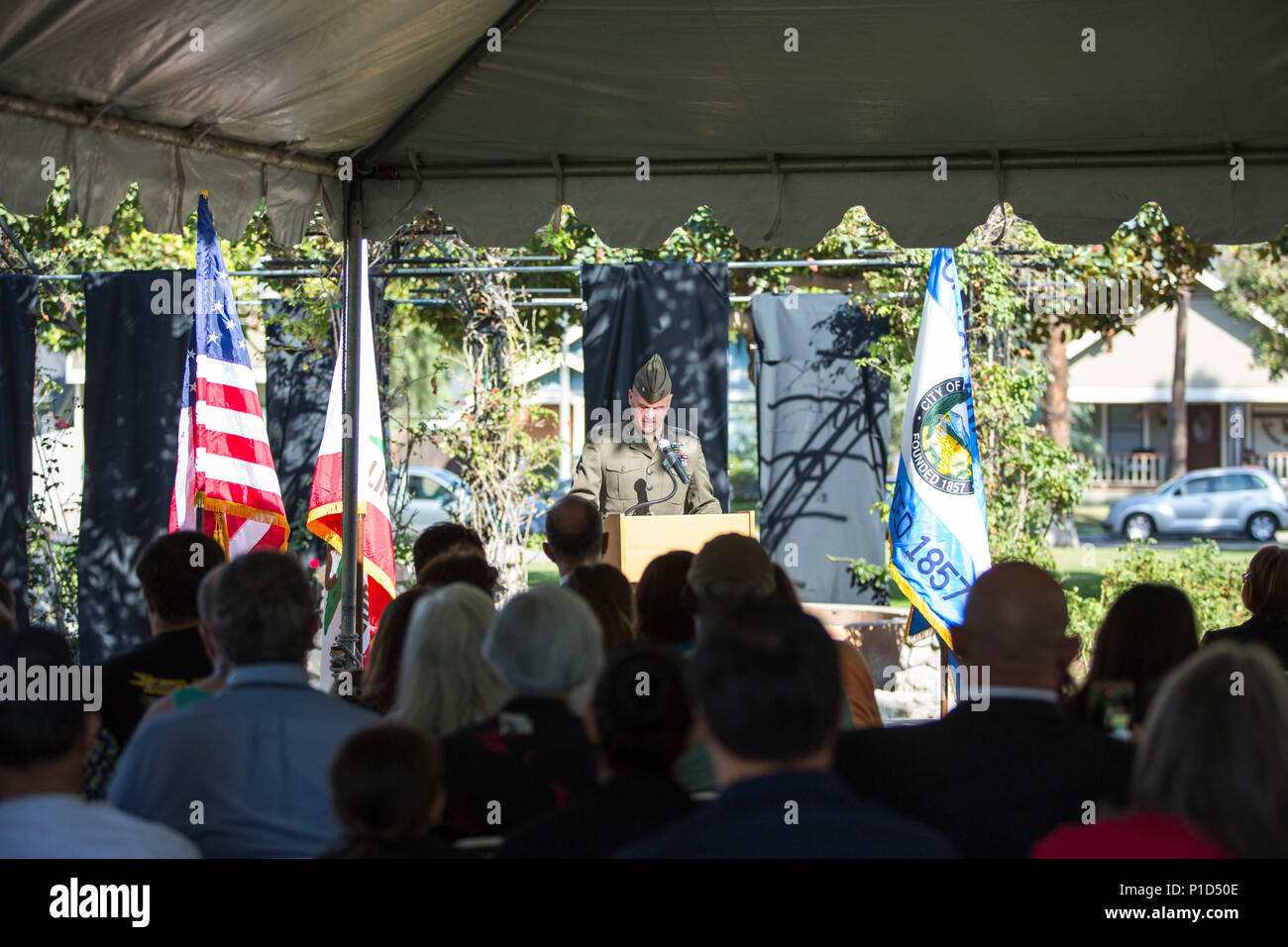 U.S. Marine Lt. Col. Matthew Hawkins with the 13th Marine Expeditionary ...
