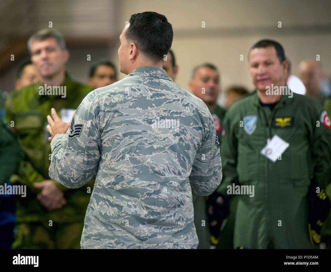 U.S. Air Force Staff Sgt. Anthony Vasquez, 60th Aerial Port Squadron ...