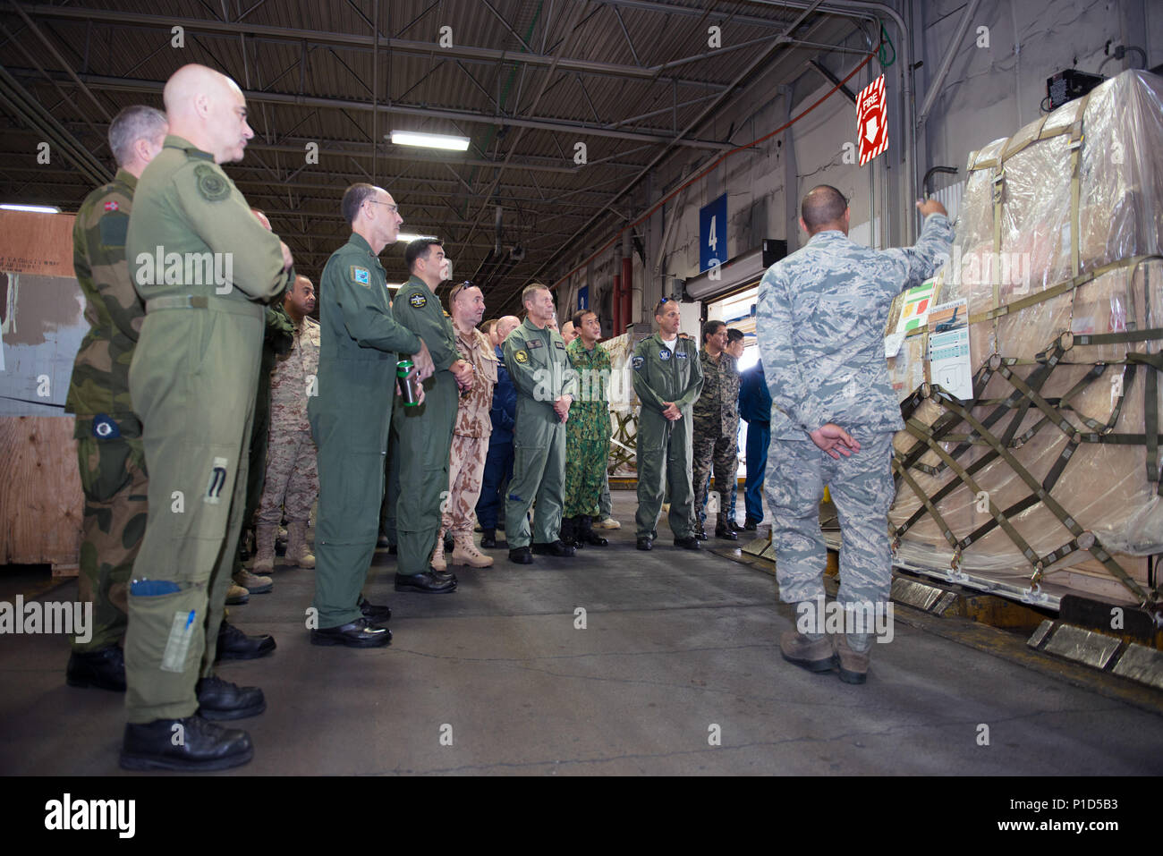 U.S. Air Force Senior Airman Gregory Adams, 60th Aerial Port Squadron ...