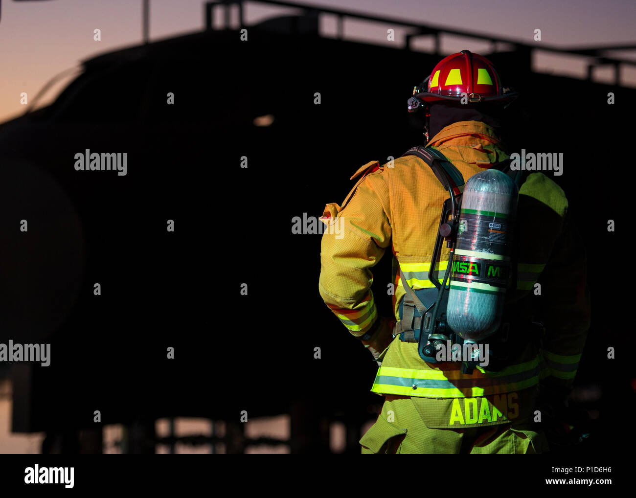 Lead firefighters at Joint Base San Antonio-Randolph conduct Aircraft ...