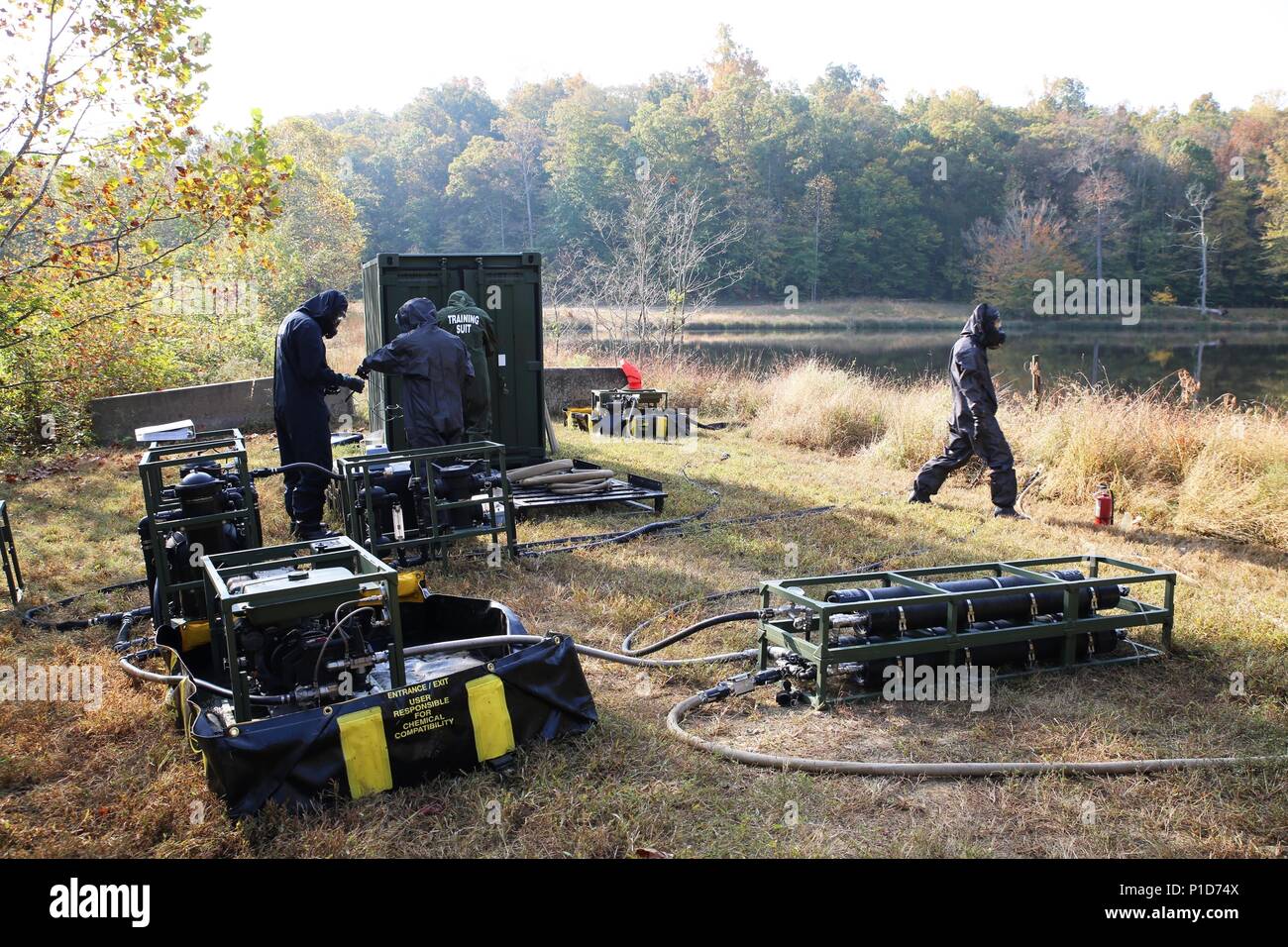 Chemical Biological Incident Response Force Marines from the Naval ...
