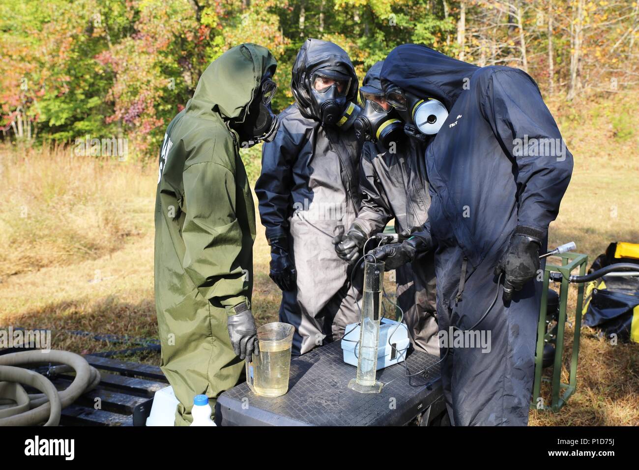 Chemical Biological Incident Response Force Marines from the Naval ...