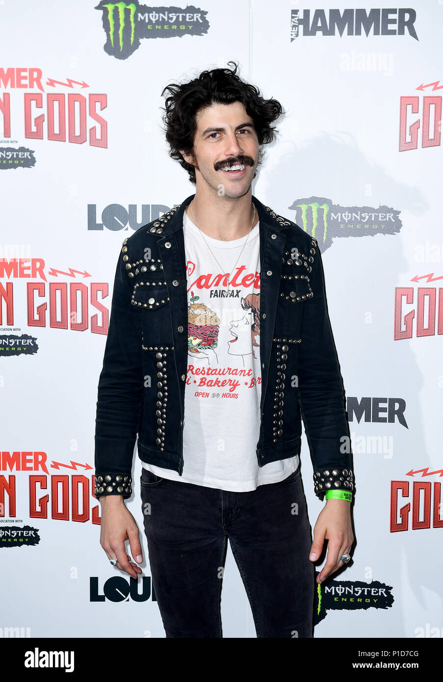 Josh Landau of The Shrine attending the Metal Hammer Golden Gods Awards ...