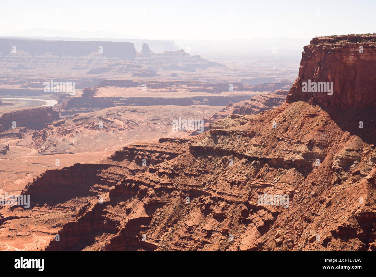 A scenic landscape view at Canyonlands National Park Stock Photo - Alamy