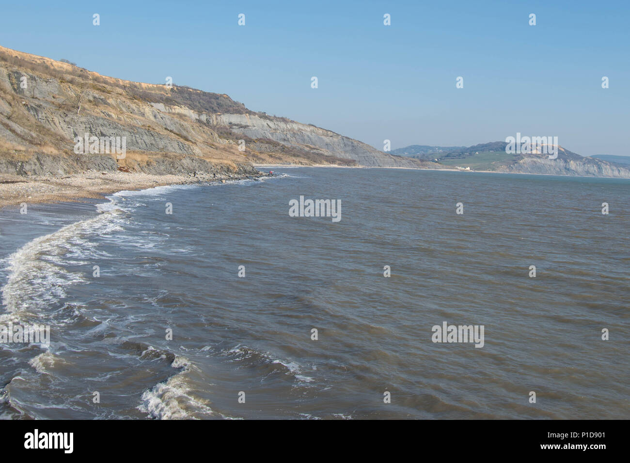 Lime regis beach hi-res stock photography and images - Alamy