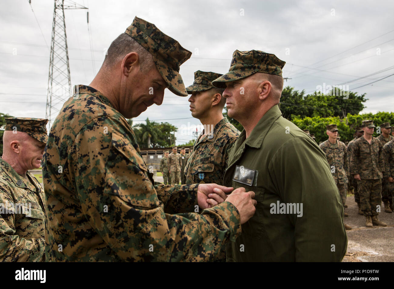 U.S. Marine Col. Thomas Prentice, commanding officer of Special Purpose ...