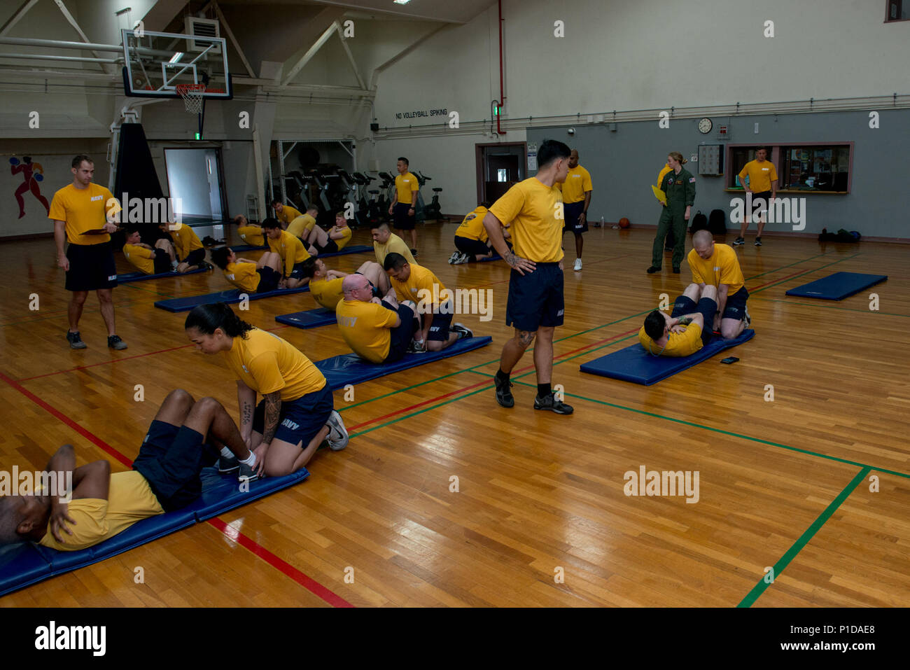 161021-N-YD204-004 ATSUGI, Japan (Oct. 21, 2016) Sailors assigned to ...