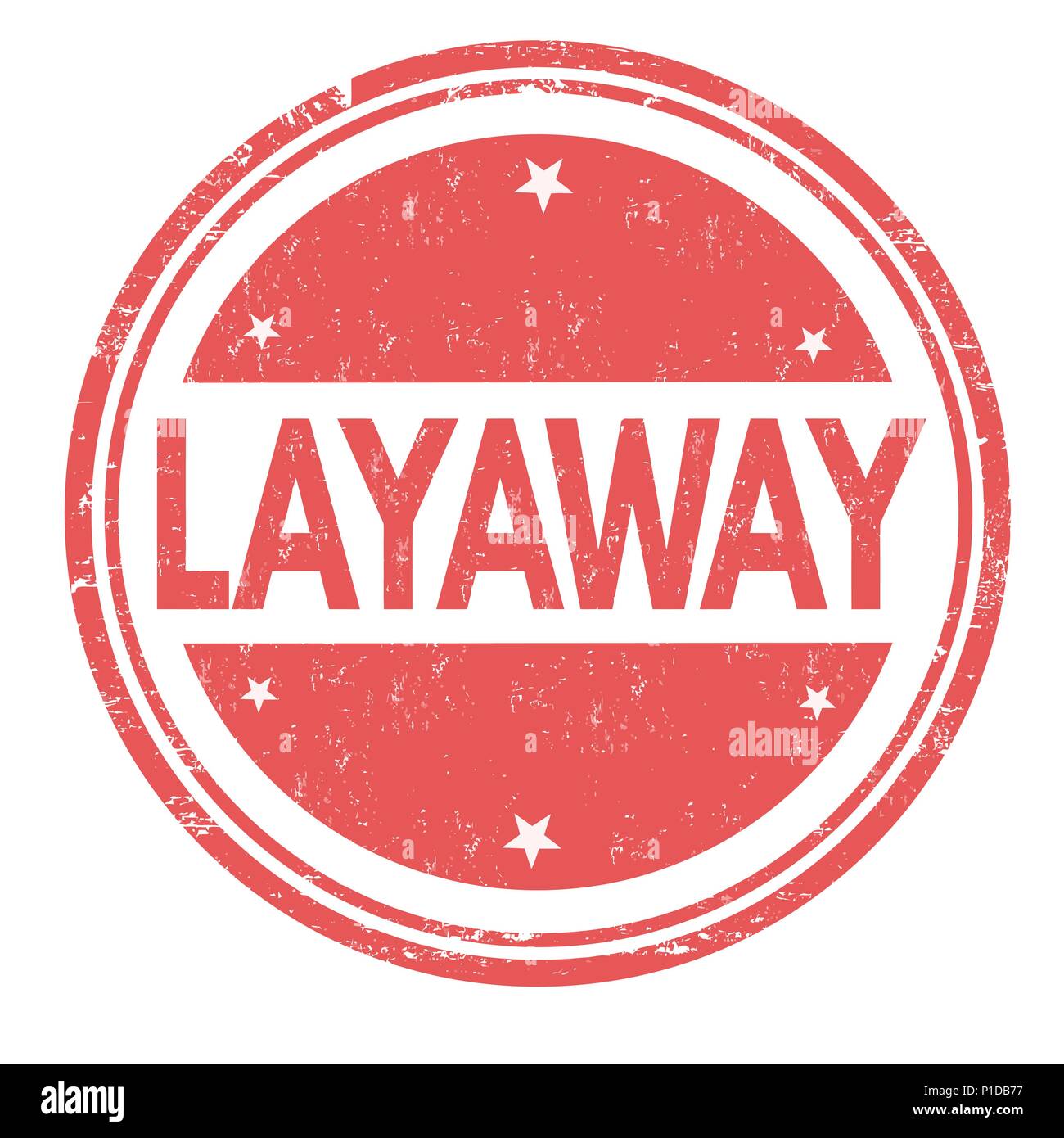 Layaway grunge rubber stamp on white background, vector illustration ...