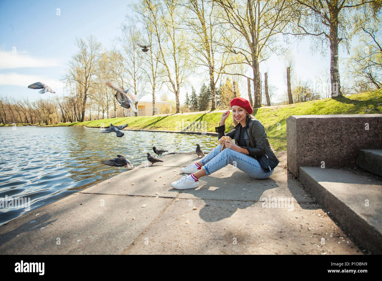 Giving the bird hi-res stock photography and images - Alamy