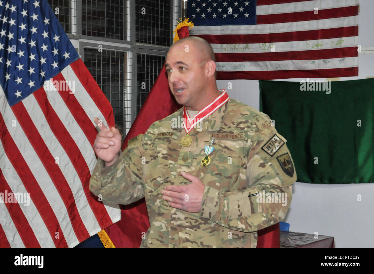 Master Sgt. Michael L. Bowman of Melbourne, Florida received the Bronze ...
