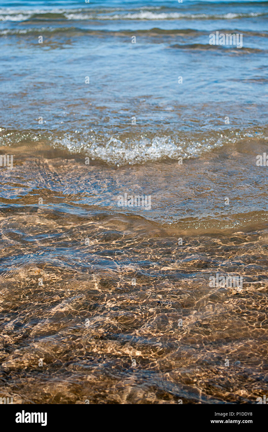 The water of Lake Michigan Stock Photo - Alamy