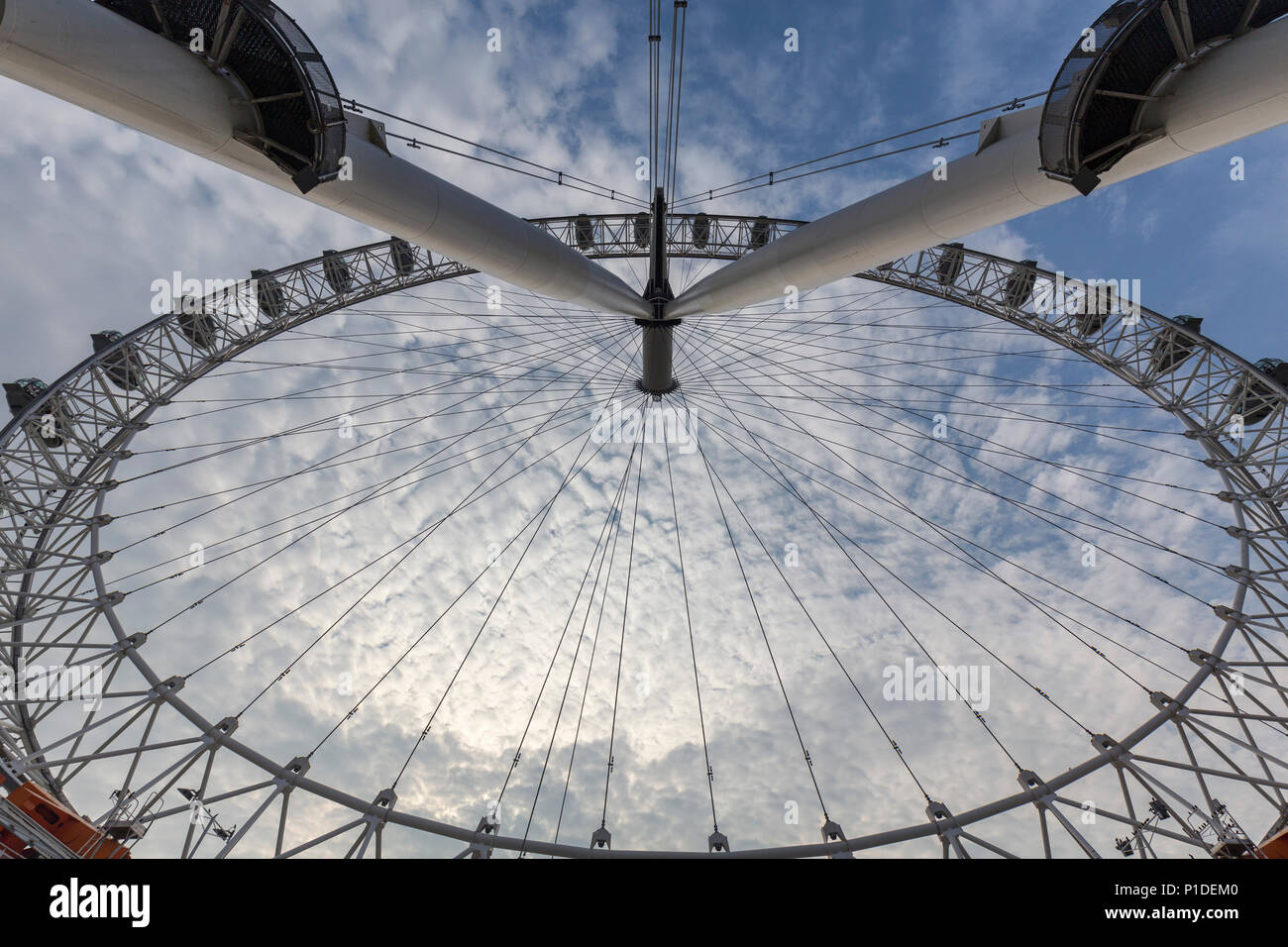 The London Eye ride in the summertime Stock Photo - Alamy